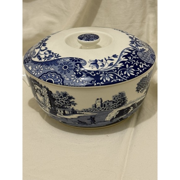 Spode | Dining | Spode Blue Italian Round Covered Deep Dish With Lid ...